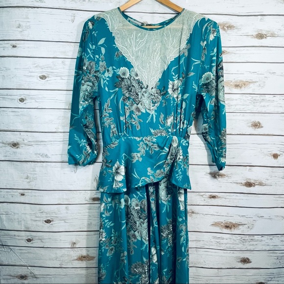 moonglow | Dresses | Moonglow Drop Waist Lace Bib Decal Dress | Poshmark